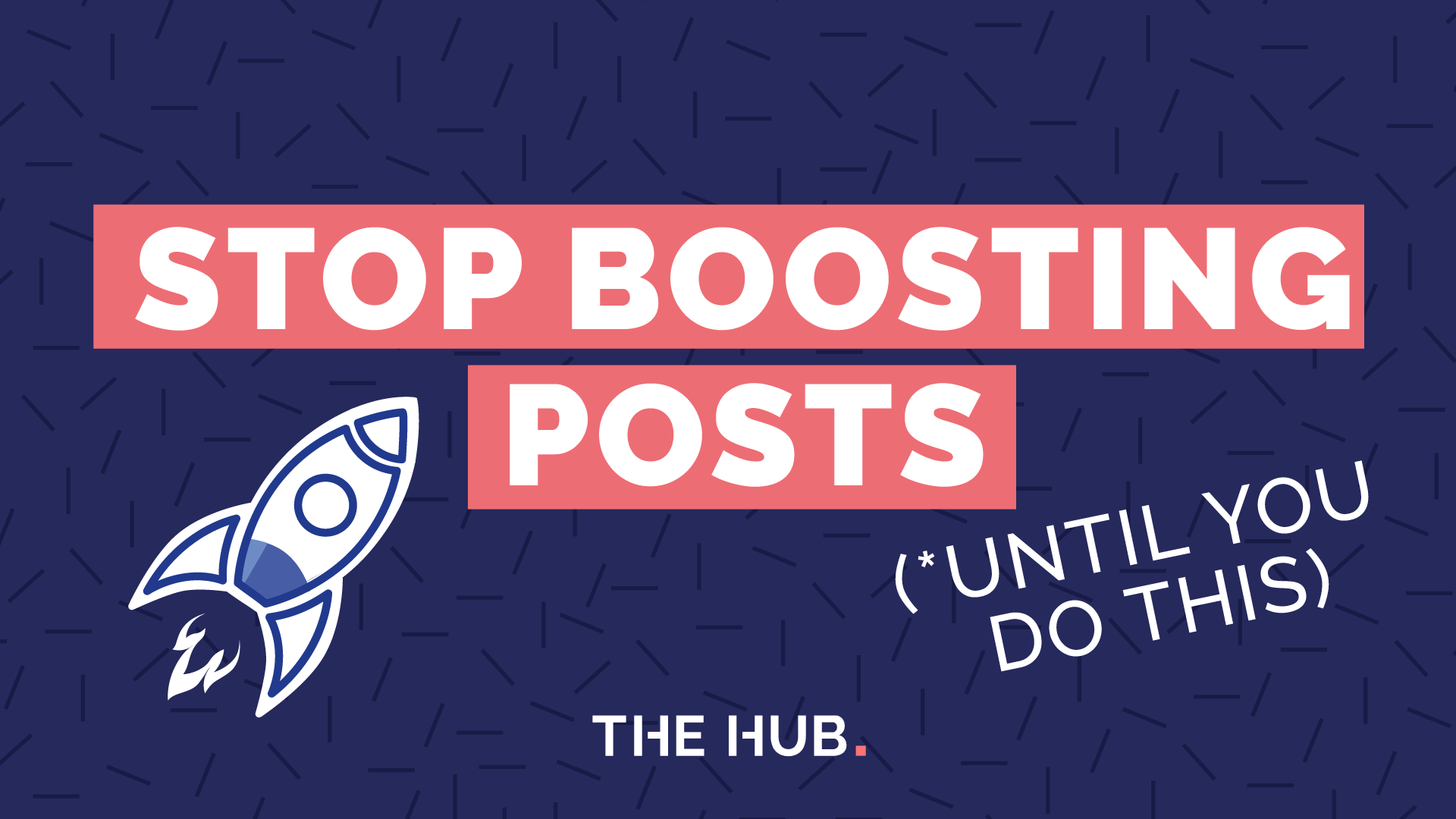 Stop Boosting Facebook Posts (until you've done this)